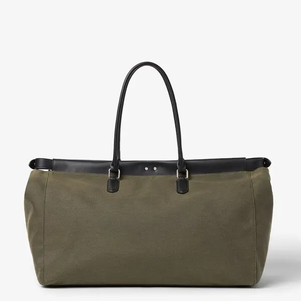 Fendi Peekaboo Tote Large Khaki Green Canvas Bag With Tiger Print - [green]